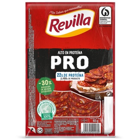 Revilla presenta el primer chorizo alto en proteínas del mercado